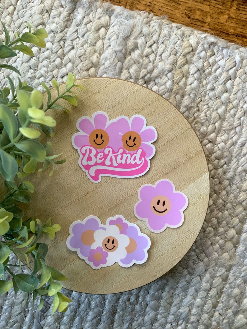 Sticker Pack/ Groovy Stickers/ Retro Stickers/ Smiley Face - Etsy