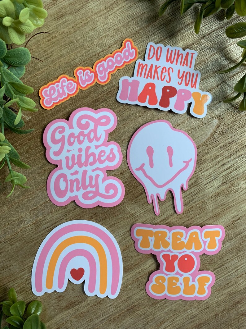Sticker Pack/ Groovy Sticker Pack/ Stickers/ Retro Stickers/ - Etsy