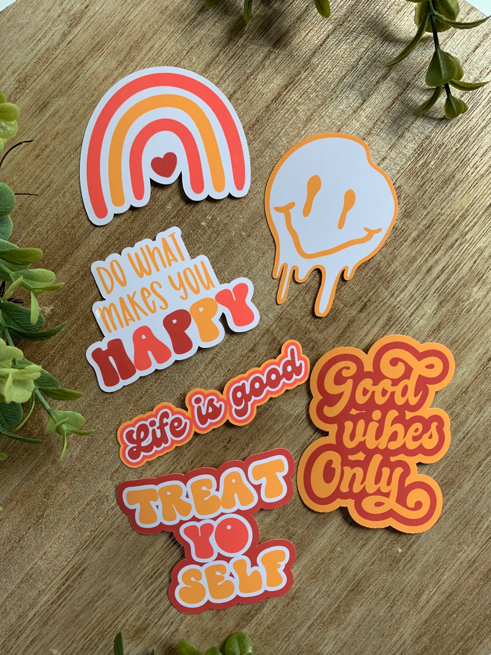 Sticker Pack/ Groovy Sticker Pack/ Stickers/ Retro Stickers/ - Etsy