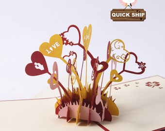 3D Pop up Card Heart Anatomy - Etsy