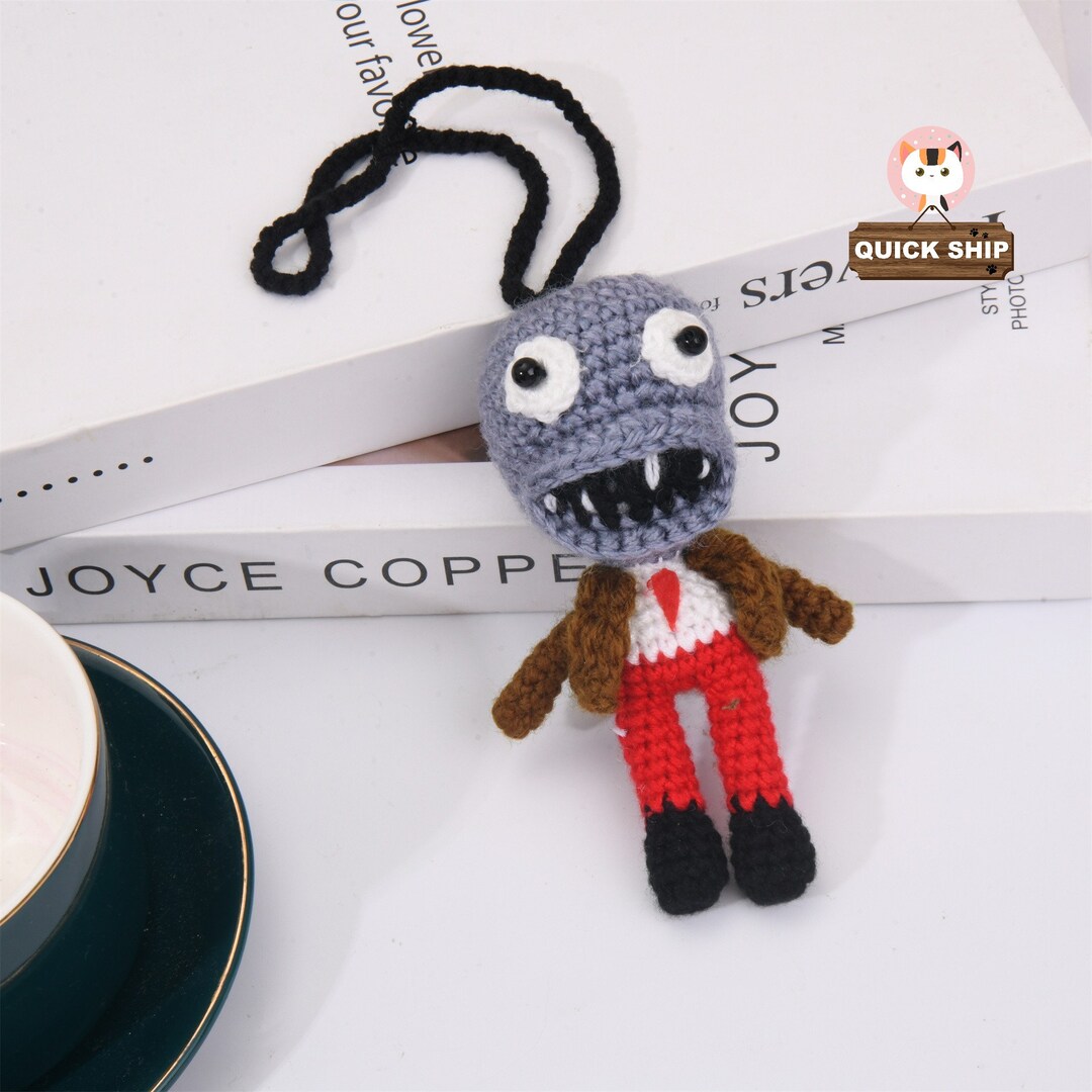 Handmade Crochet ZOMBIE Doll Car Pendants Knitted Mr. Zombie - Etsy