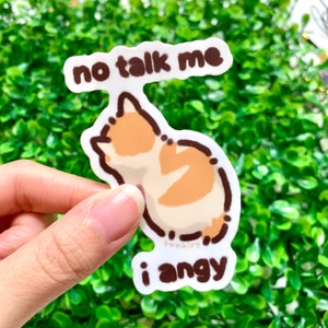 Meme Cat Stickers | Funny Cute Gifts for Kitty Lovers - Etsy