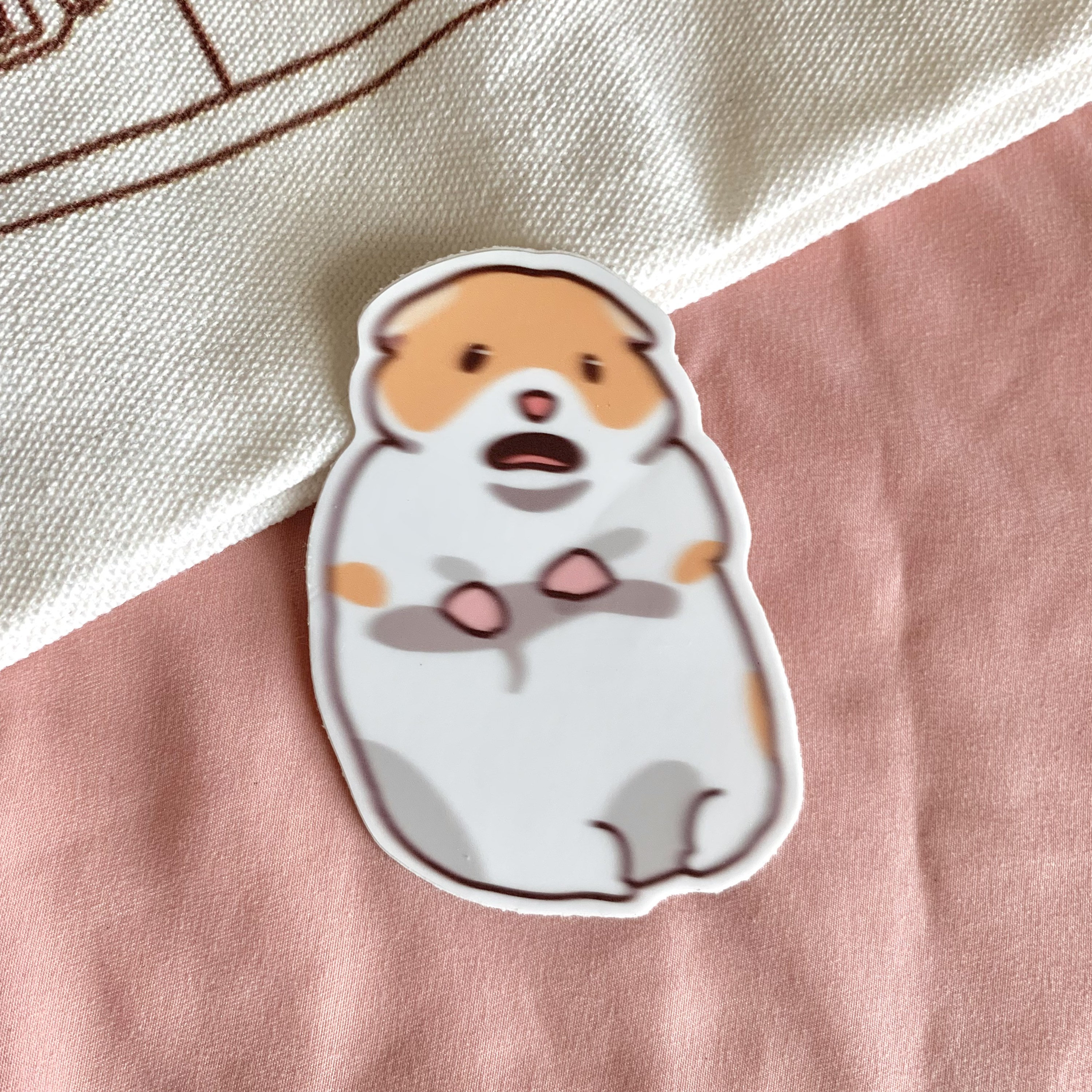 Scared Hamster Meme Sticker - Etsy