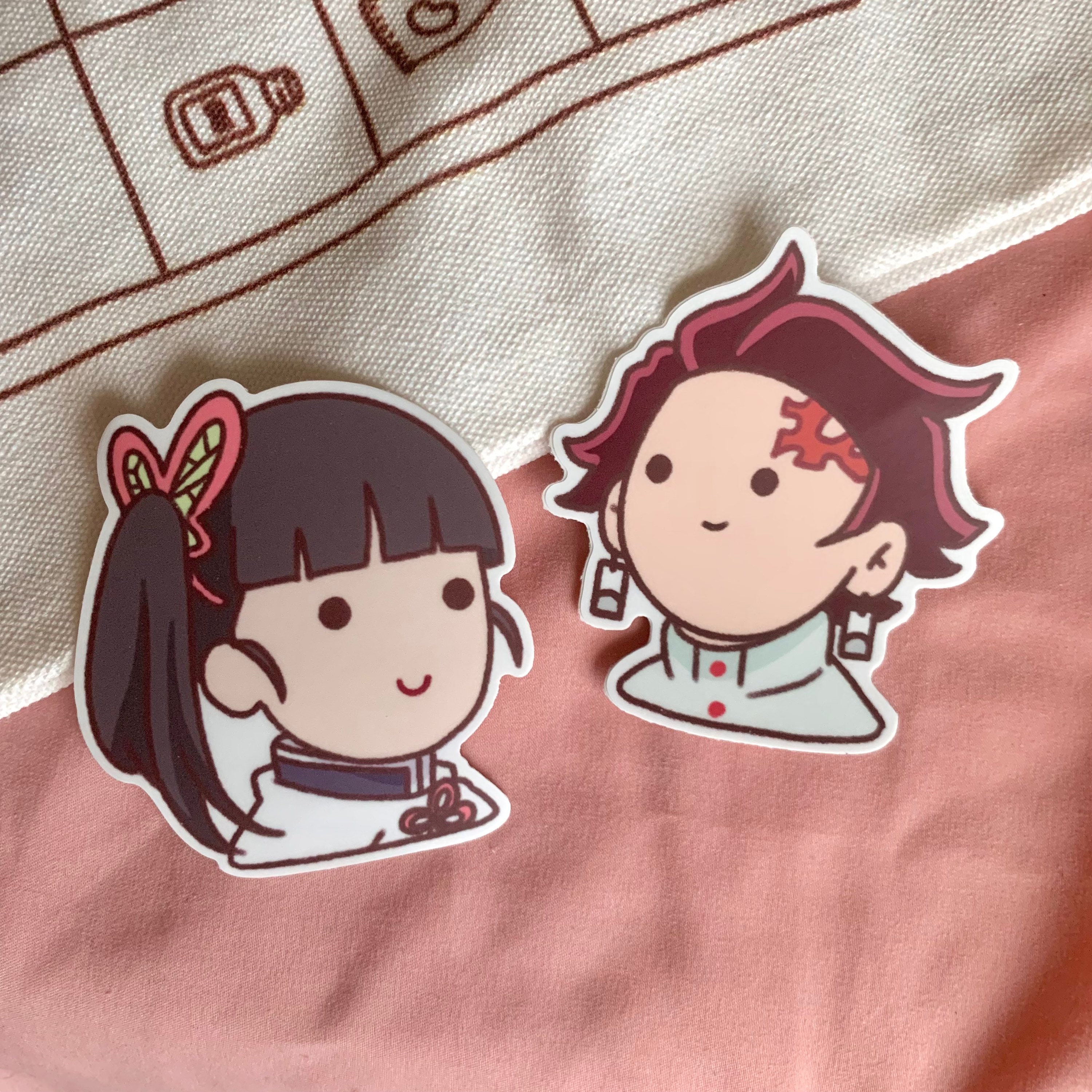 KNY Demon Anime Chibi Meme Sticker | Etsy México