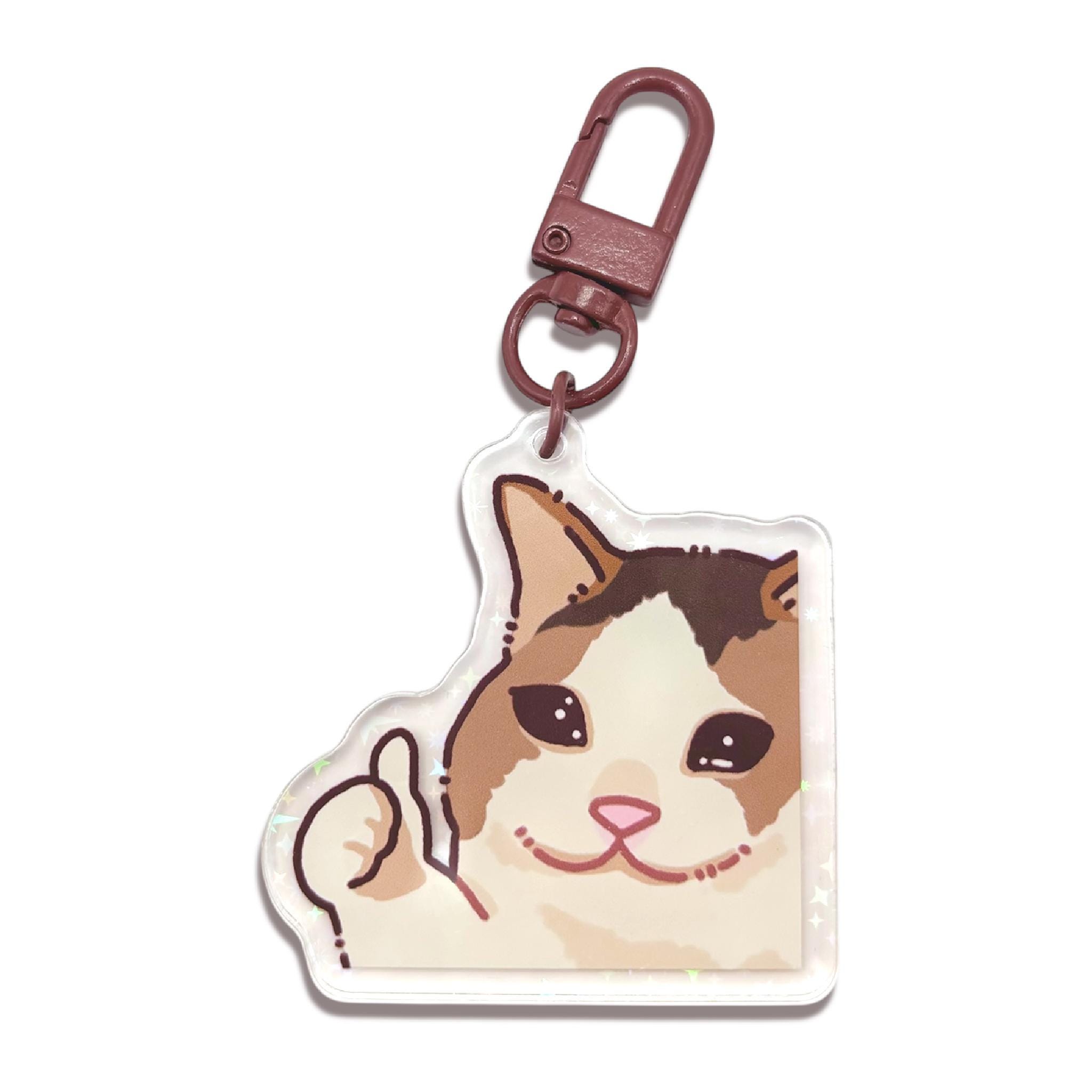 Cat Meme Keychains 3 | Funny Cute Gift Meme - Etsy