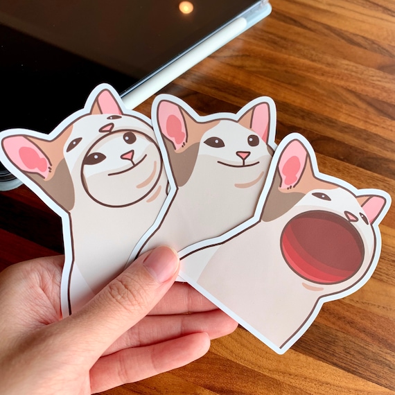 Pop Cat Stickers - Etsy