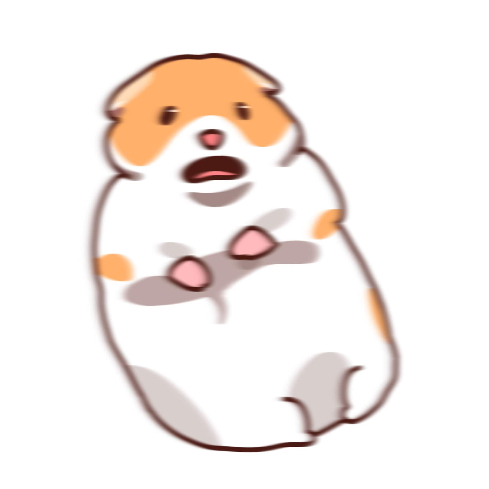 Scared Hamster Meme Sticker - Etsy