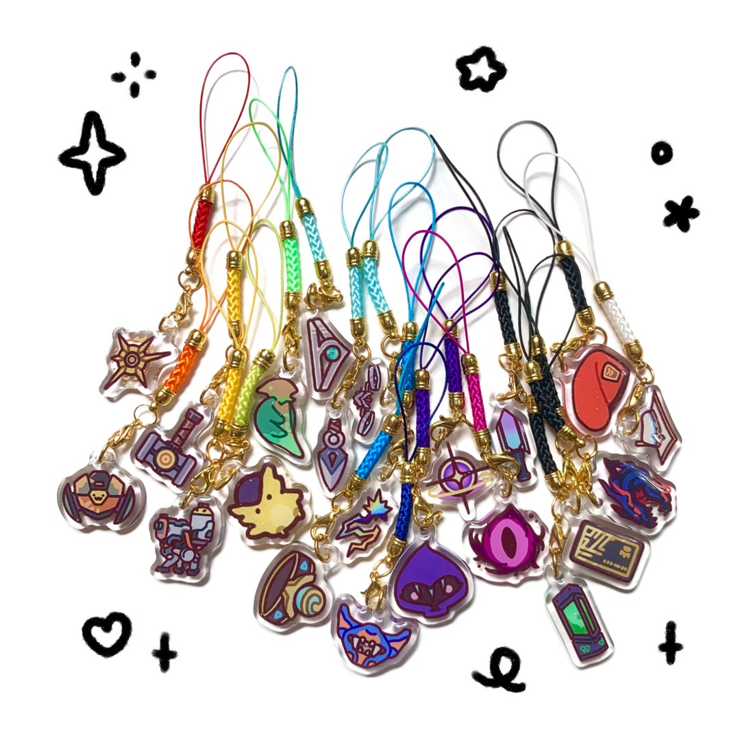 Valorant Agents Phone Charms | Jett Reyna Raze Phoenix Neon Yoru Sova ...