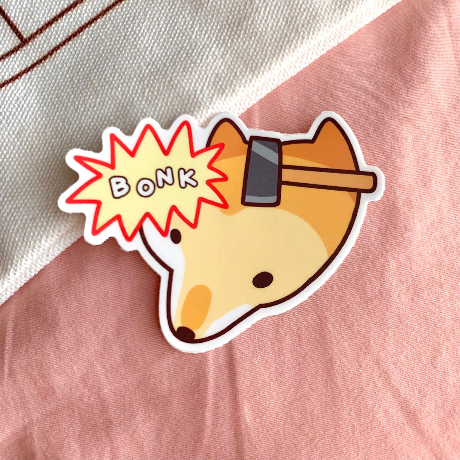 BONK Dog Meme Stickers - Etsy