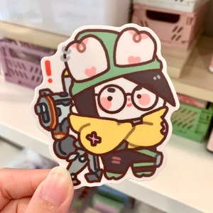 Valorant Agents Bunny Vinyl Stickers | Jett Reyna Raze Phoenix Neon ...