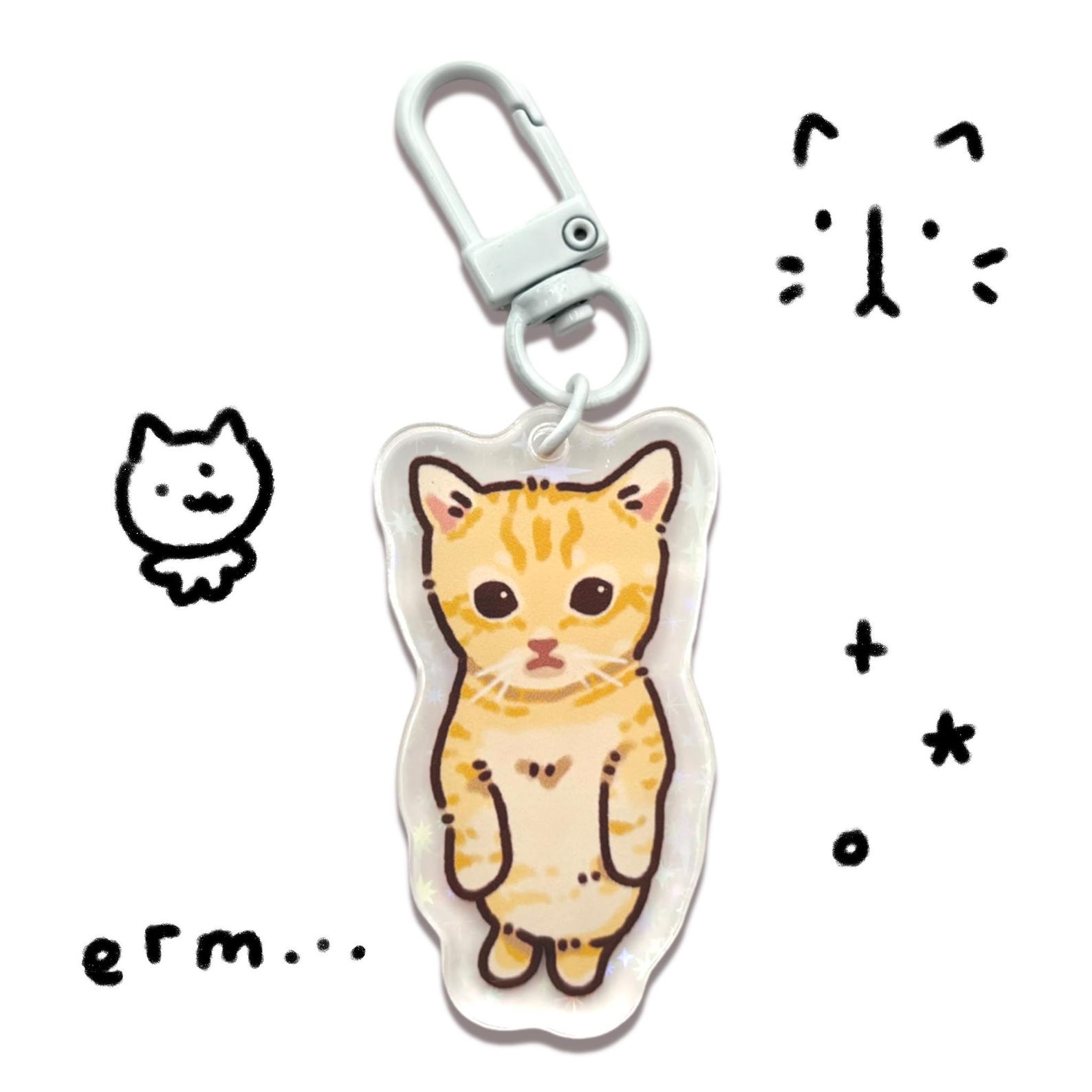 Cat Meme Keychains | Funny Cute Gifts for Kitty Lovers - Etsy