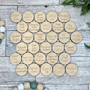 Family Activity Token Jar | Personalized | Family Bucket List Jar ...