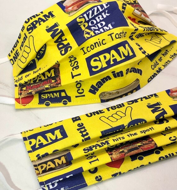 Spam Mask Face Mask Etsy