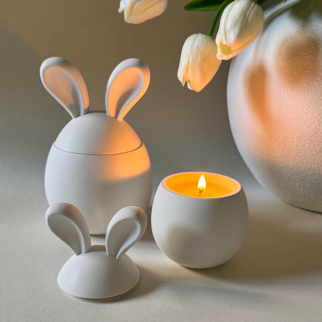Easter Bunny, Easter Candle, Easter Bunny Candle, Soy Wax Candle ...