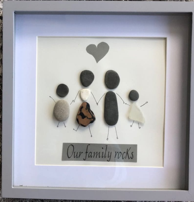 Pebble Art Our Family Rocks - Etsy