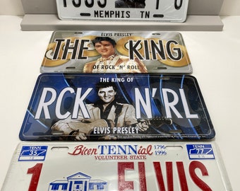 Elvis Presley License Plate - Etsy