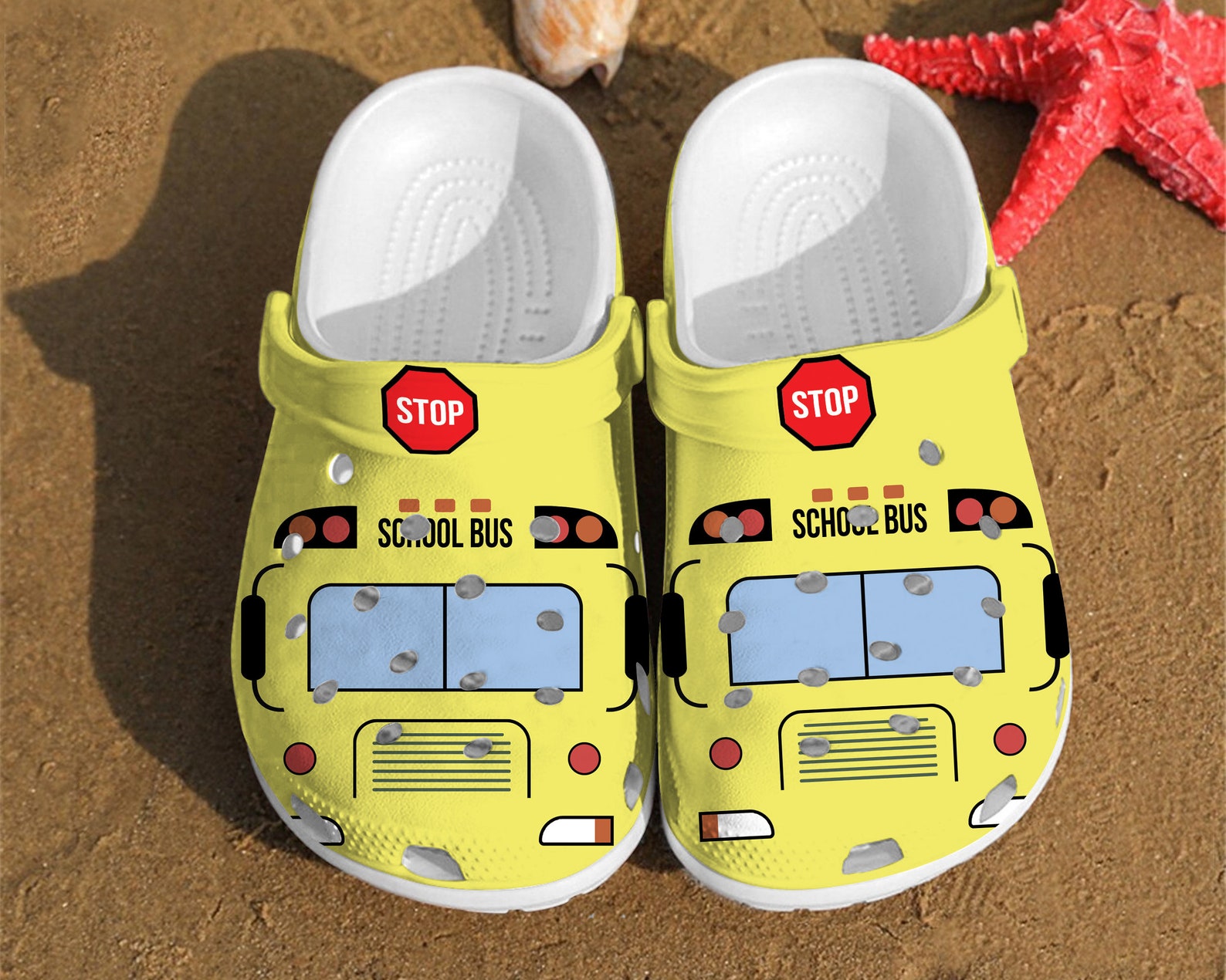 School Bus Clogs School Bus Shoes Driver Clogs Gifts for | Etsy