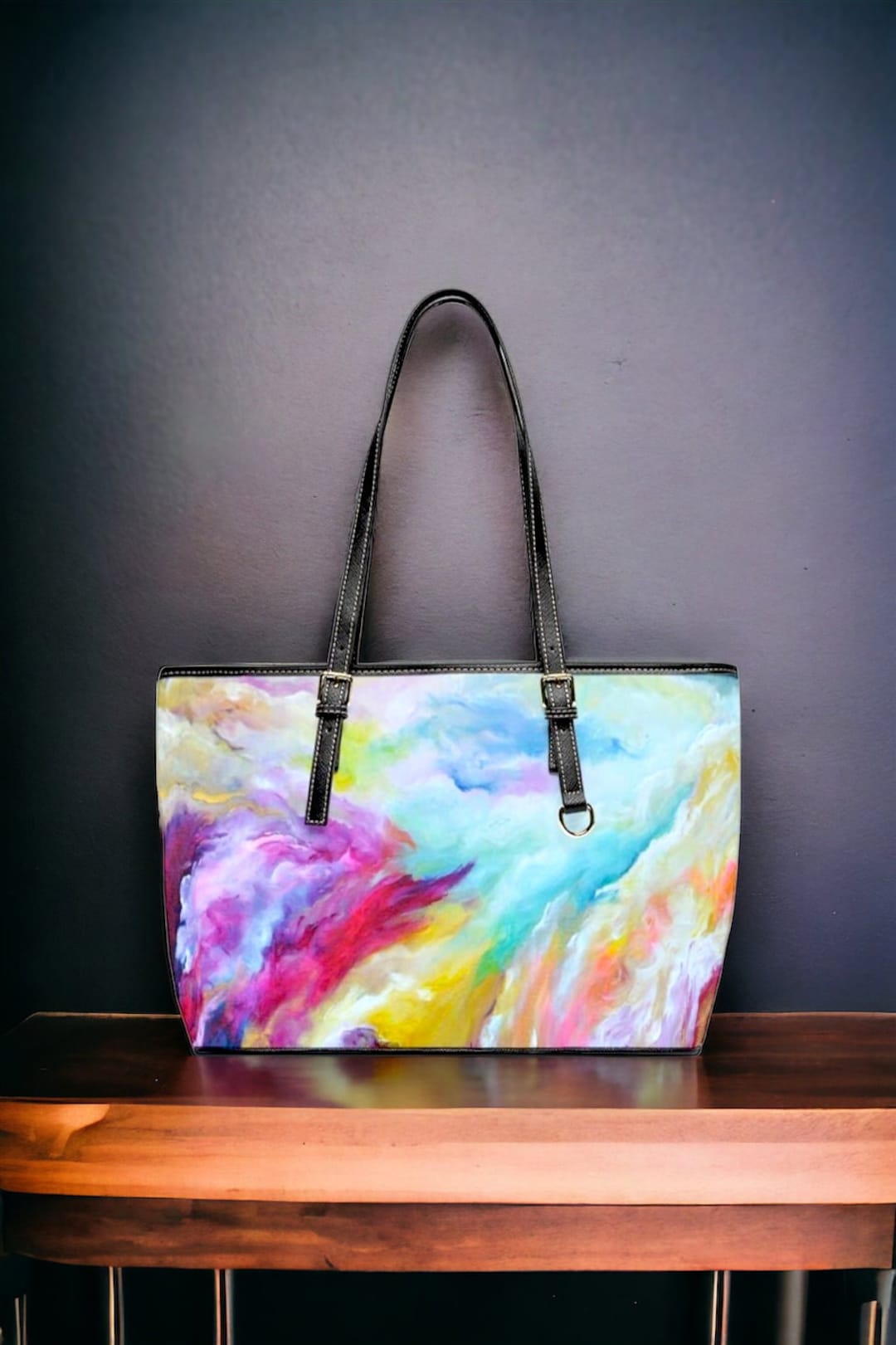 Abstract Art Beautifully Incomplete High Quality PU Leather Shoulder ...