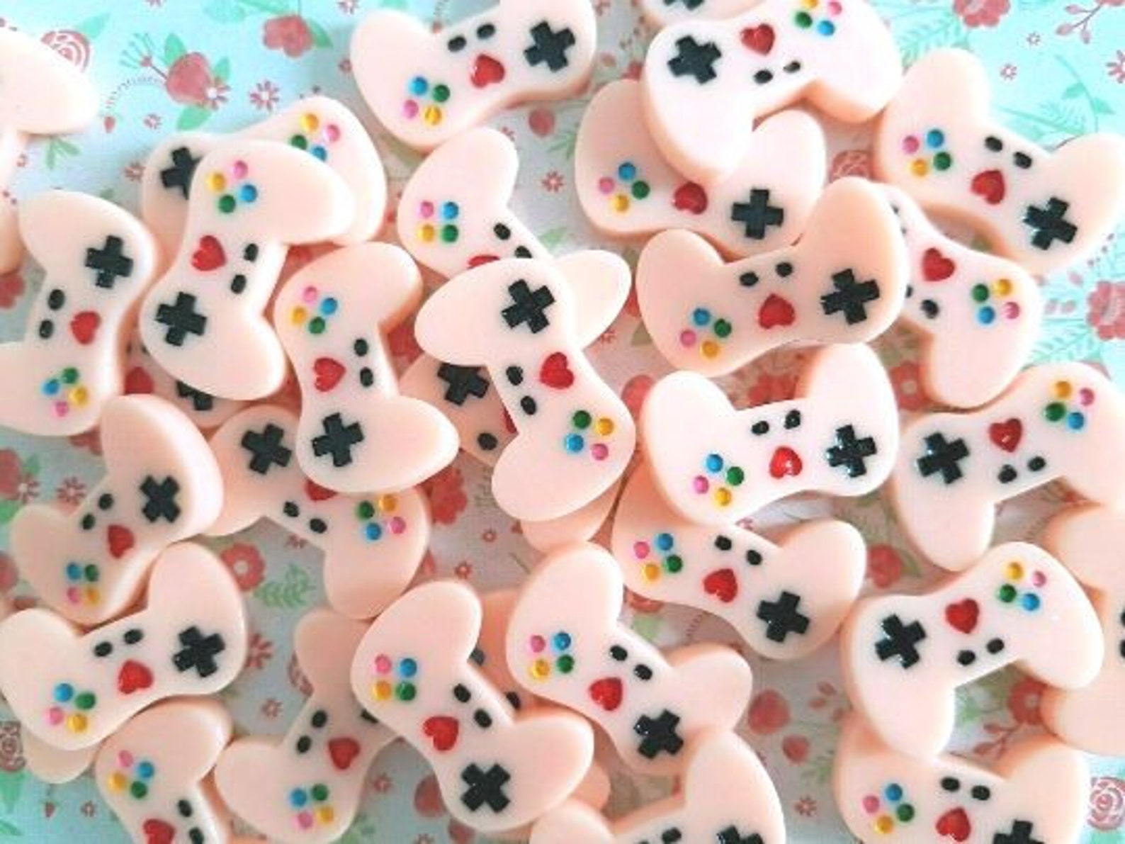 5 Pastel Game Controller Flatback Resin Embellishment Kawaii - Etsy UK