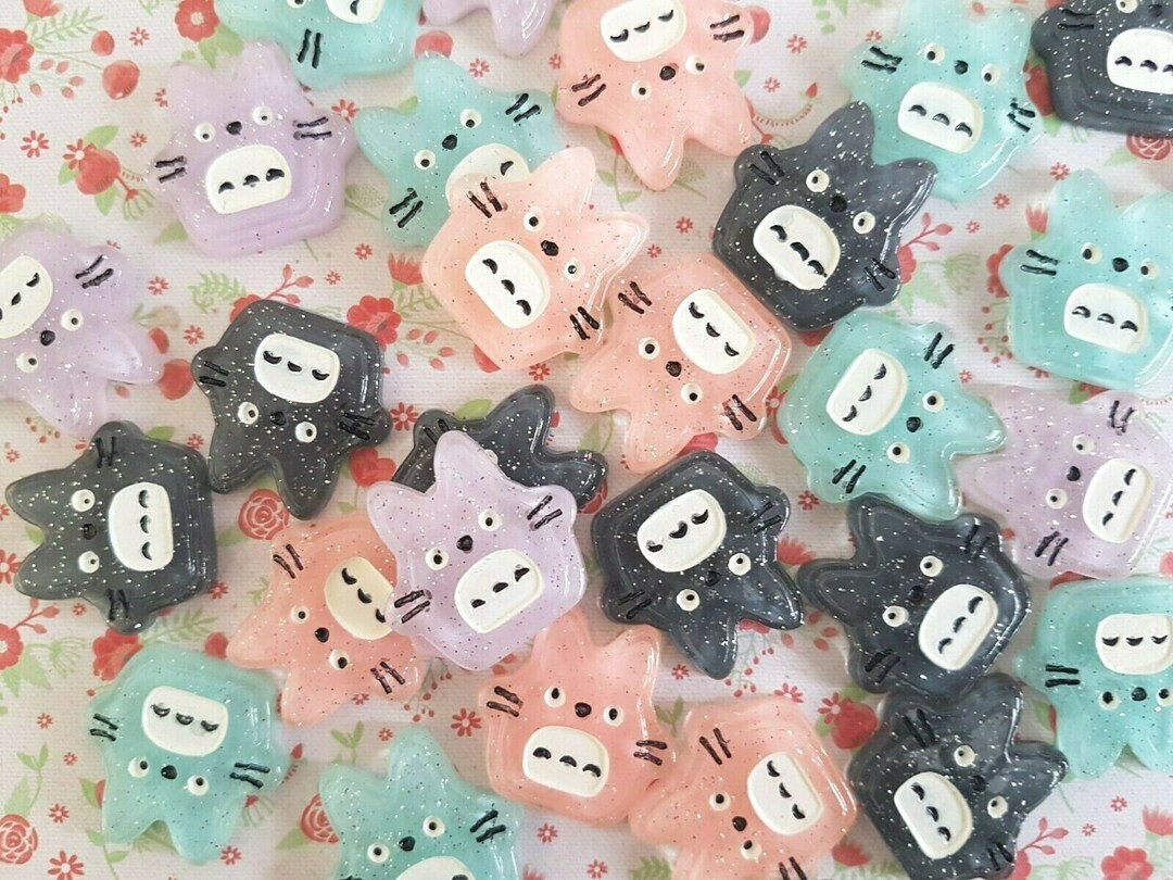 5/10 Assorted Cute Kawaii Anime Cartoon Resin Flatback Cabochon ...