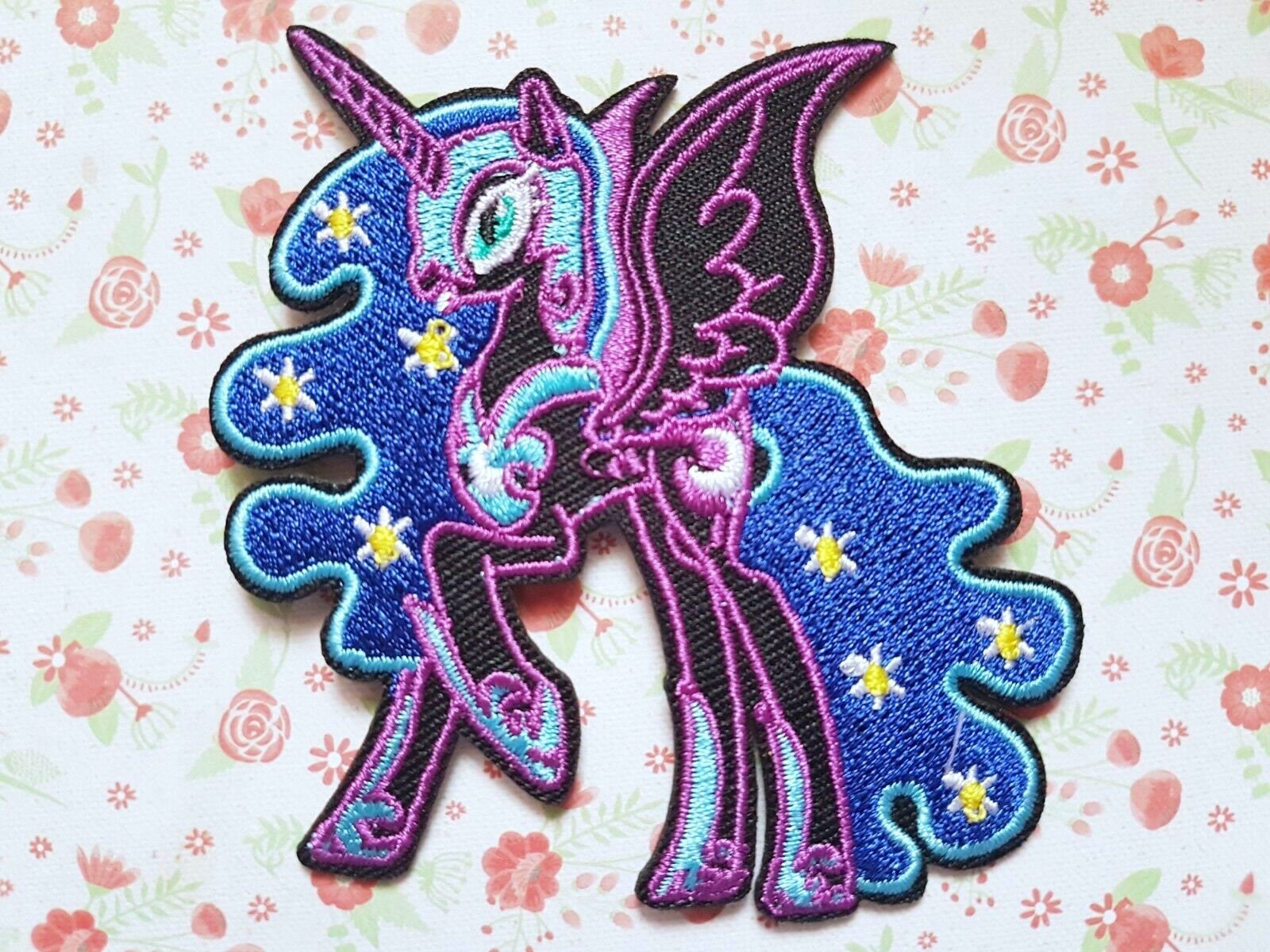 1 X Cartoon My Little Pony Embroidered Patch Sew On/iron on Patch Badge ...