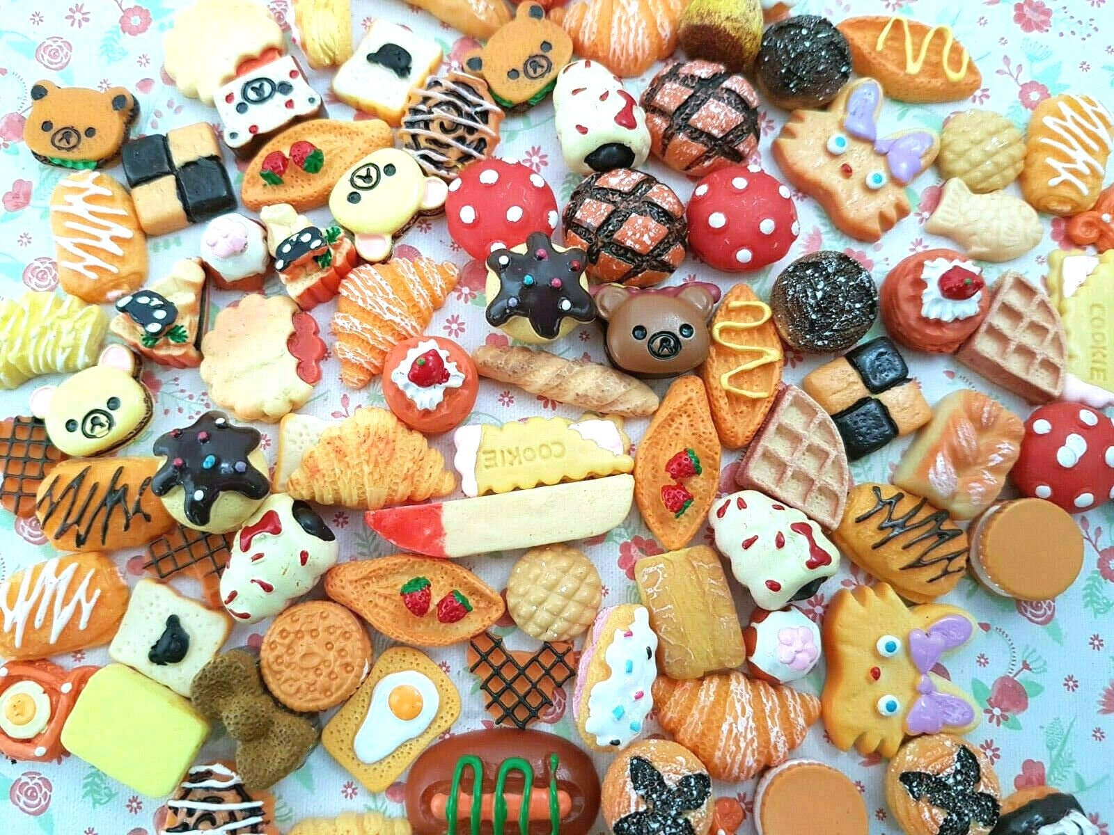 10/20 Quality Miniature Fake Food Bread Mix Sandwich Pastry - Etsy