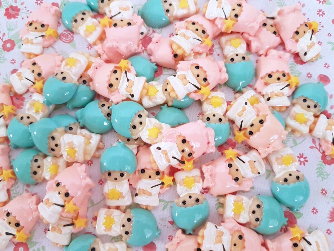 5/10 Assorted Cute Little Fairy Girl and Boy Cartoon Flatback Resin ...