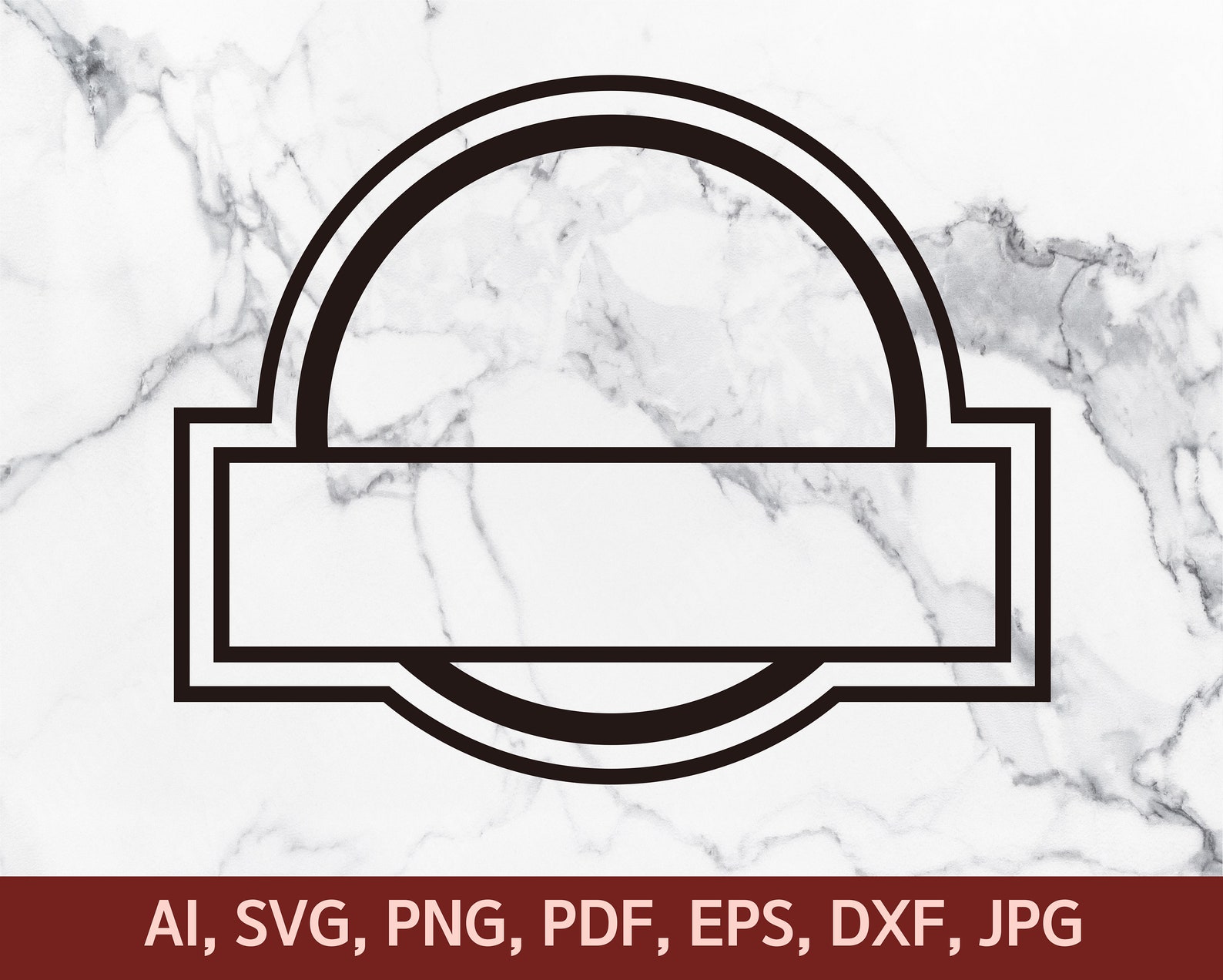 Digital Download, Text Frame Svg, Tag Shapes Svg, Square Frame Svg ...