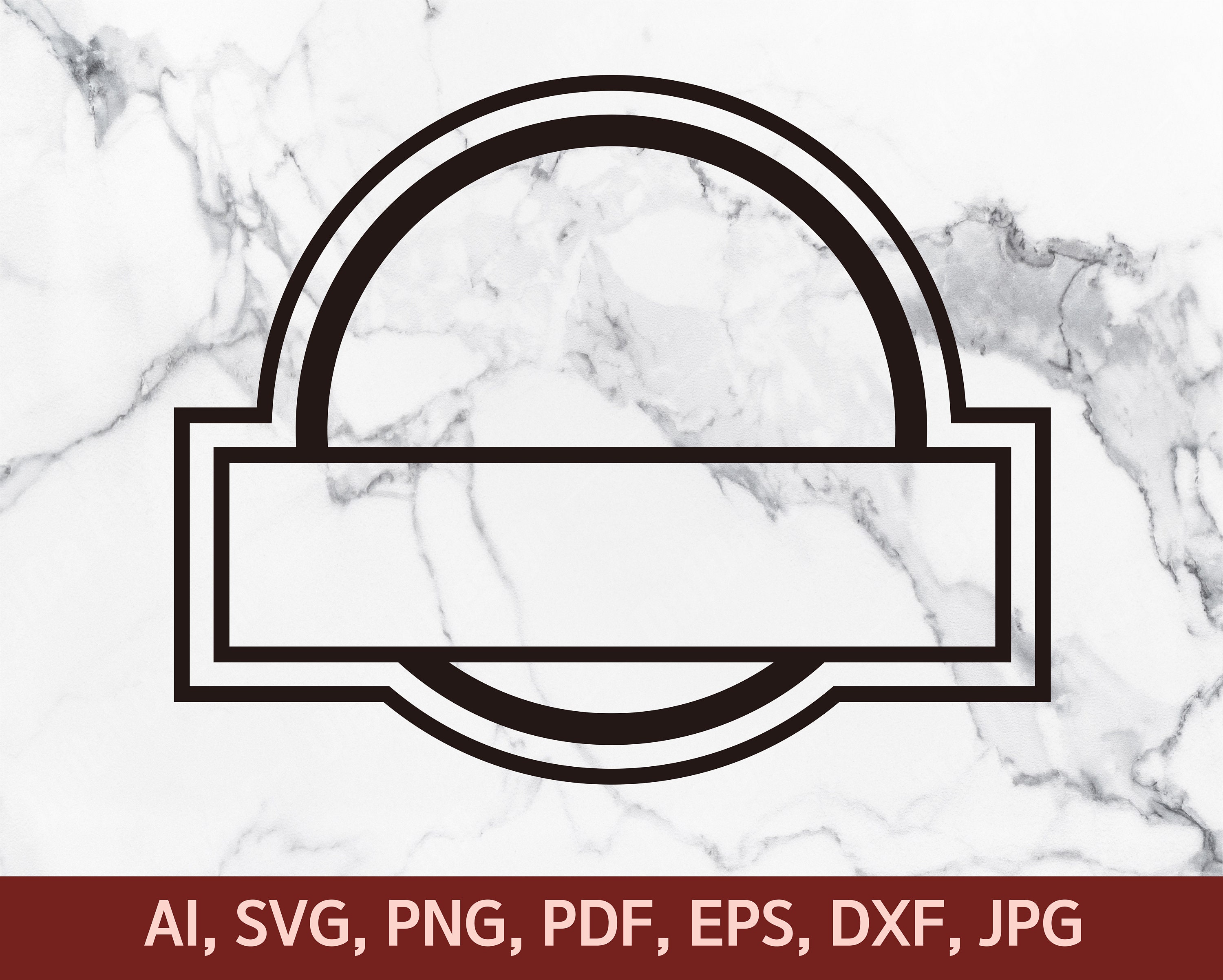 Digital Download, Text Frame Svg, Tag Shapes Svg, Square Frame Svg ...