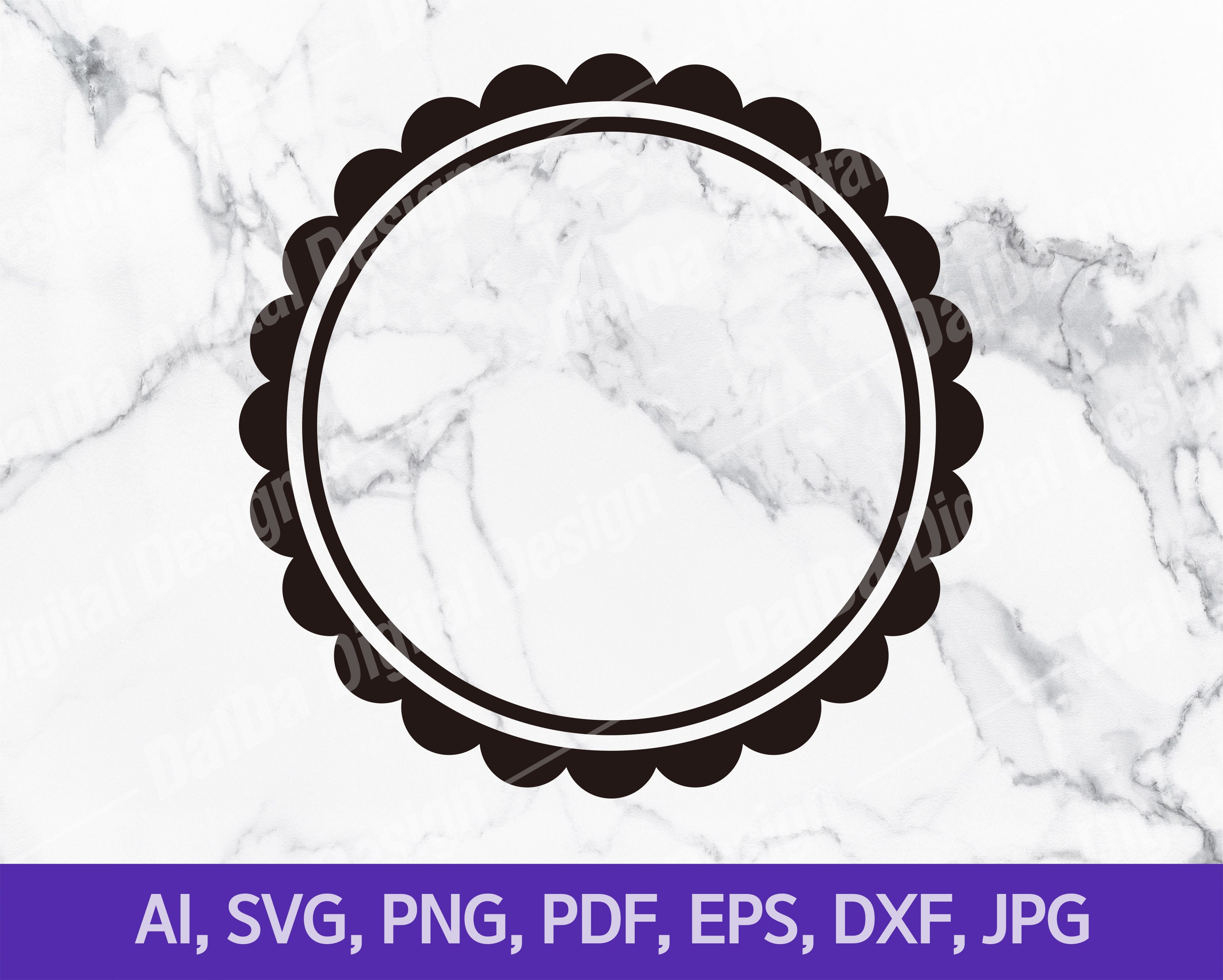 Circle Frame Svg,digital Download,circle Print,circle Svg,circle Cricut ...