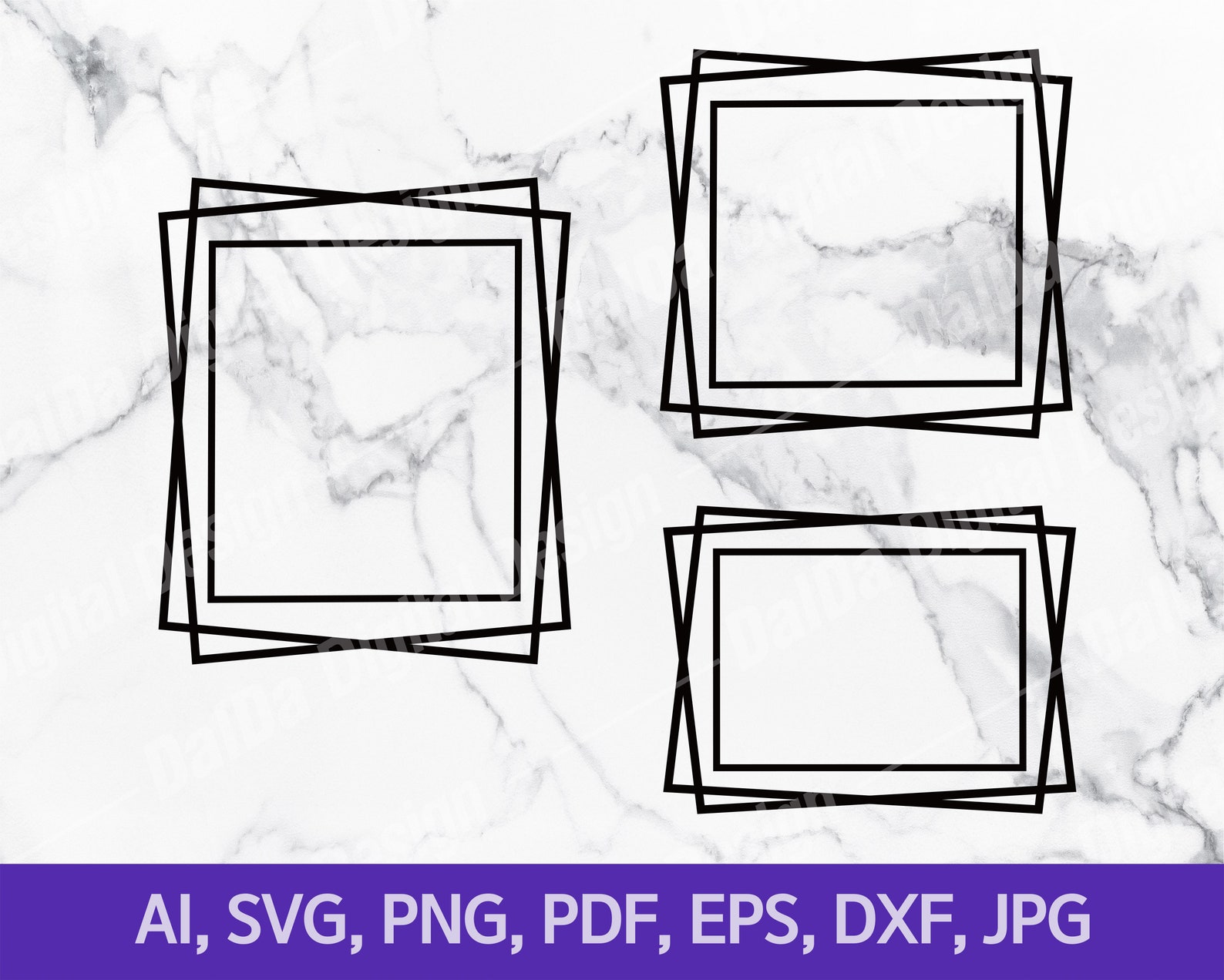 Square Frame Svg, Digital Download,square Print, Rectangle Frame Svg ...