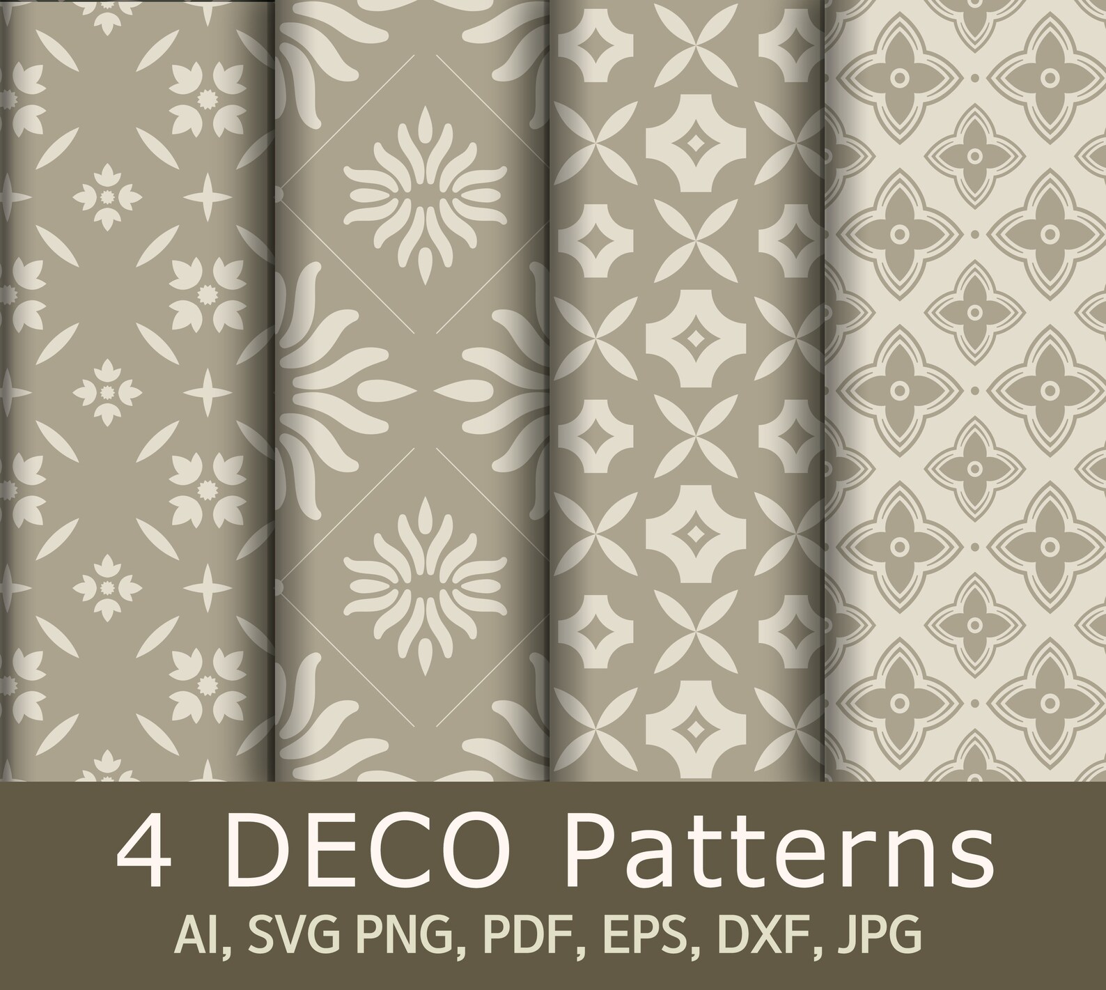 Patterns SVG Bundle, Digital Download, Floral Pattern Svg, Background ...