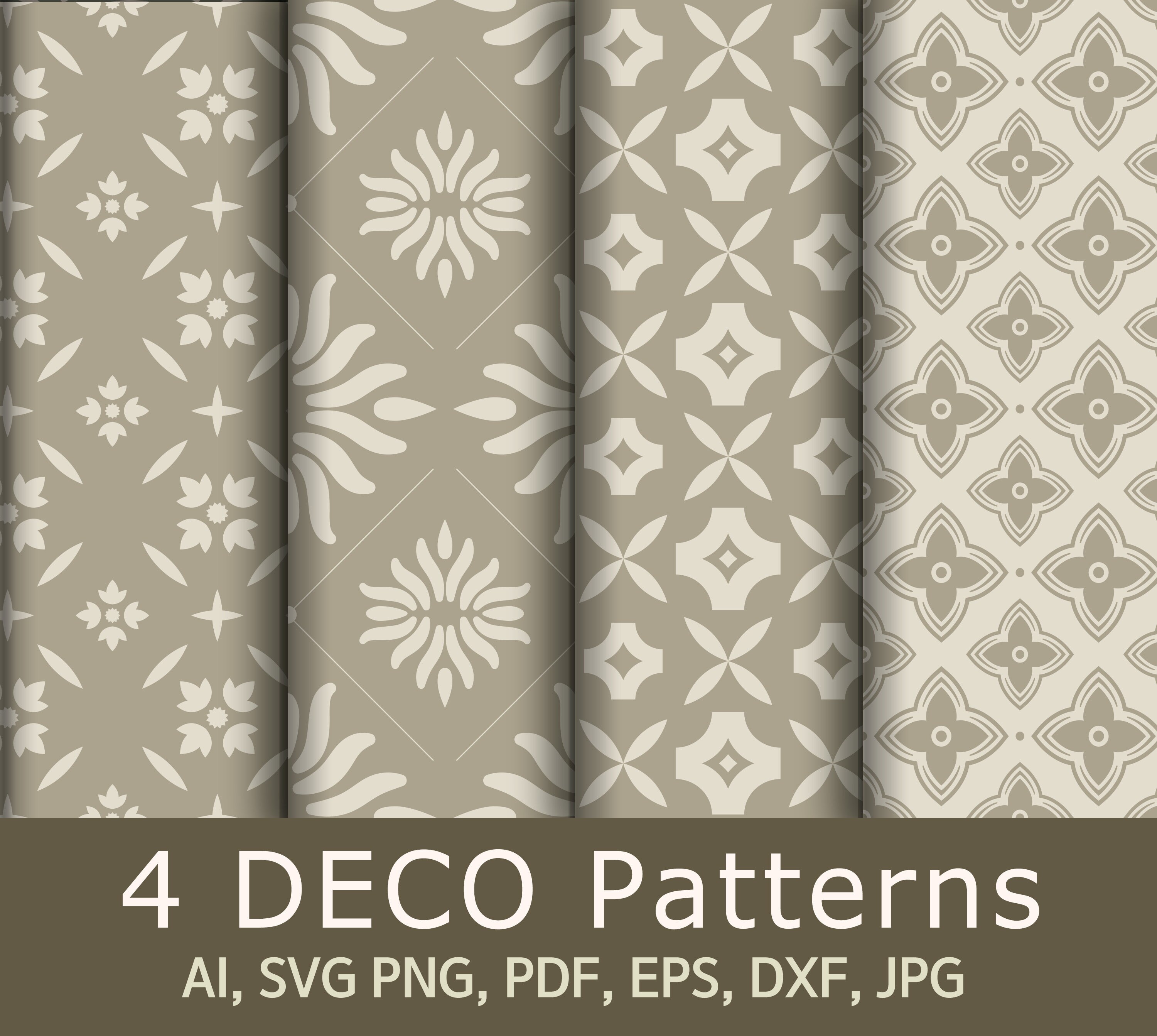 Patterns SVG Bundle, Digital Download, Floral Pattern Svg, Background ...