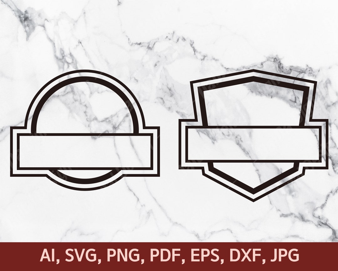 Digital Download, Text Frame Svg, Tag Shapes Svg, Square Frame Svg ...