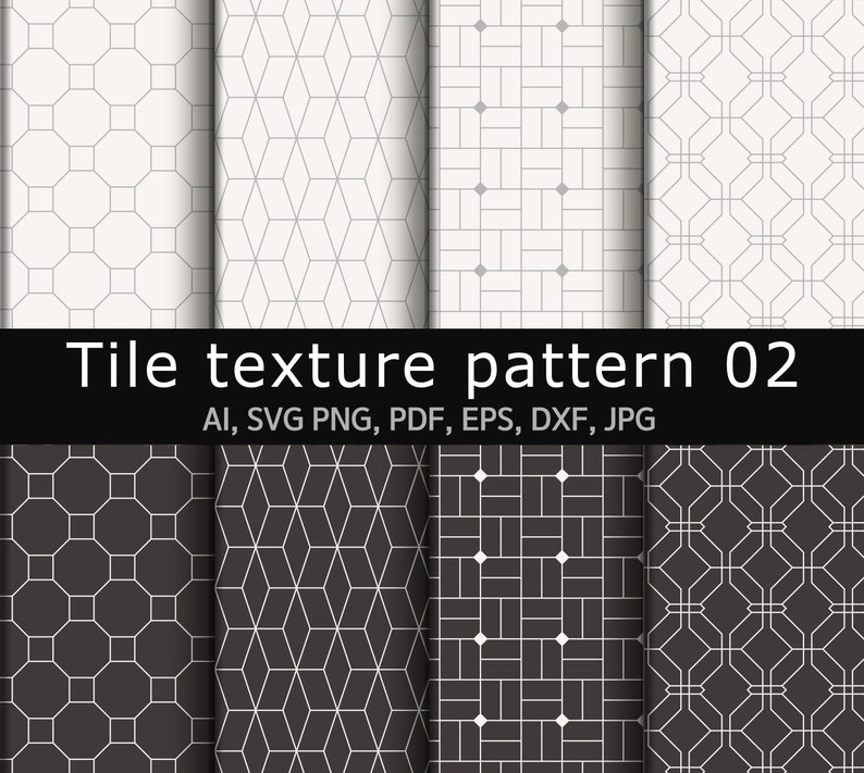 Tile Textured Svg Bundle 2 Digital Download Vintage - Etsy