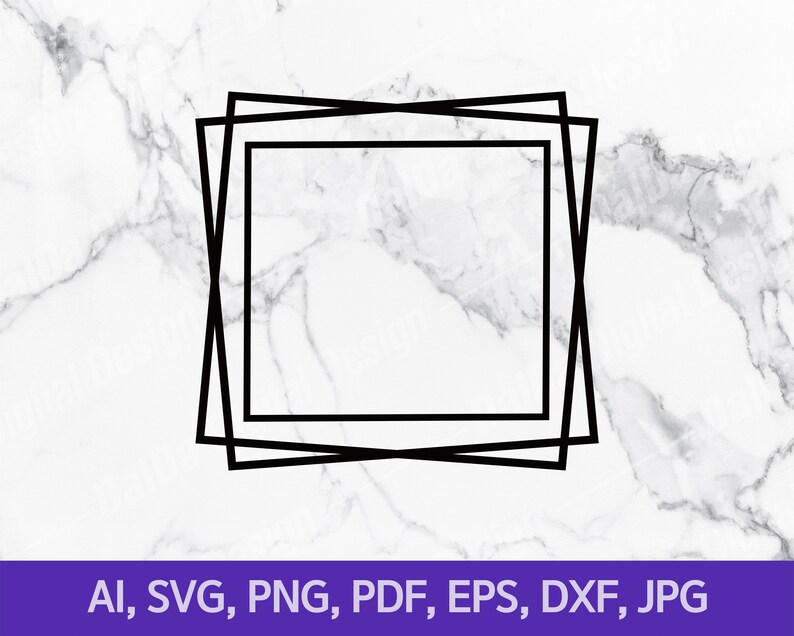 Square Frame Svg, Digital Download,square Print, Rectangle Frame Svg ...