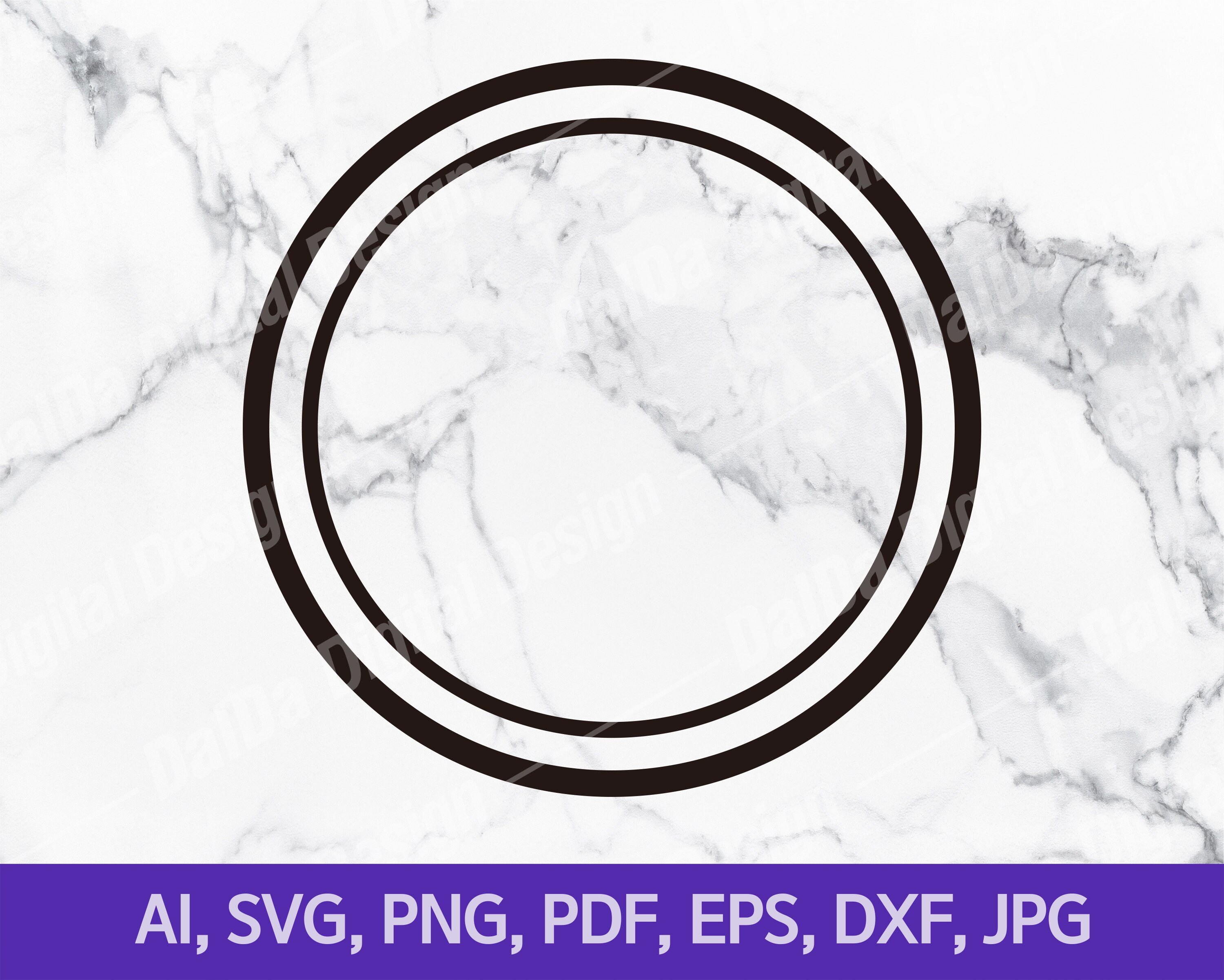 Circle Frame SVG, Cricut Cut File (digital Download) - Etsy