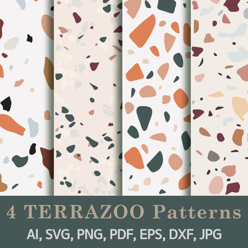 Terrazoo Patterns SVG Bundle Digital Download Background - Etsy
