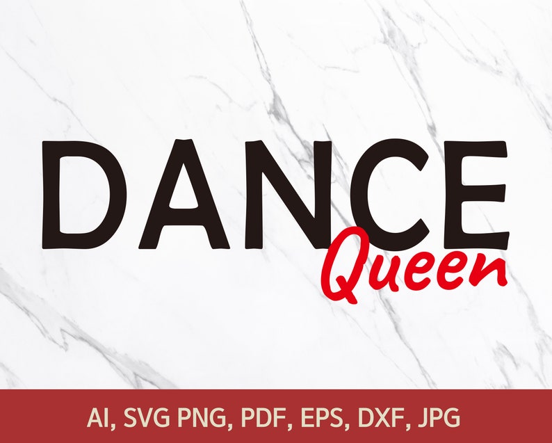 Dance Queen SVG Dancing Queen His Beauty Her SVG His Queen | Etsy