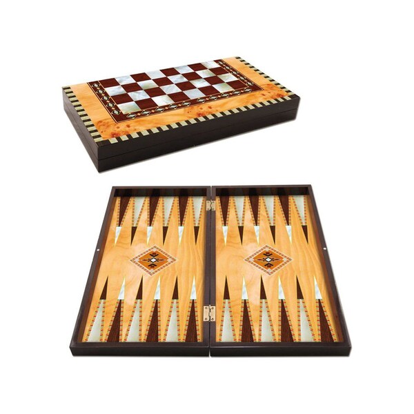 Wood Backgammon Chess - Etsy