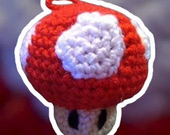 Super Mario Bros Mushroom Amigurumi Crochet Plush Full Set - Etsy