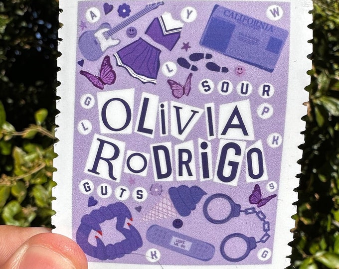 Olivia Rodrigo Sticker | Olivia Rodrigo | Drivers License Sticker ...