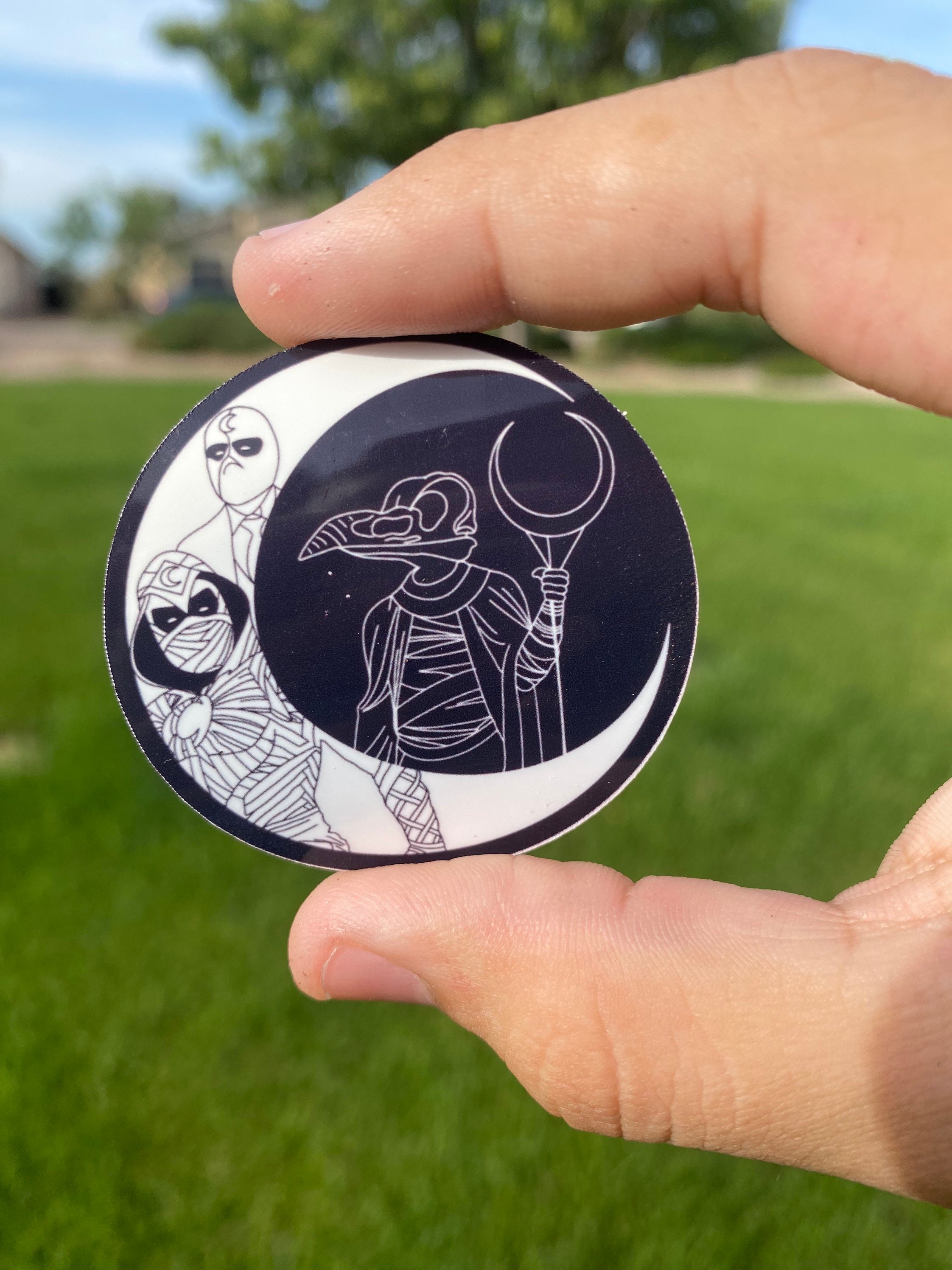 Moon Knight Sticker Moon Knight Marc Spector Marvel - Etsy