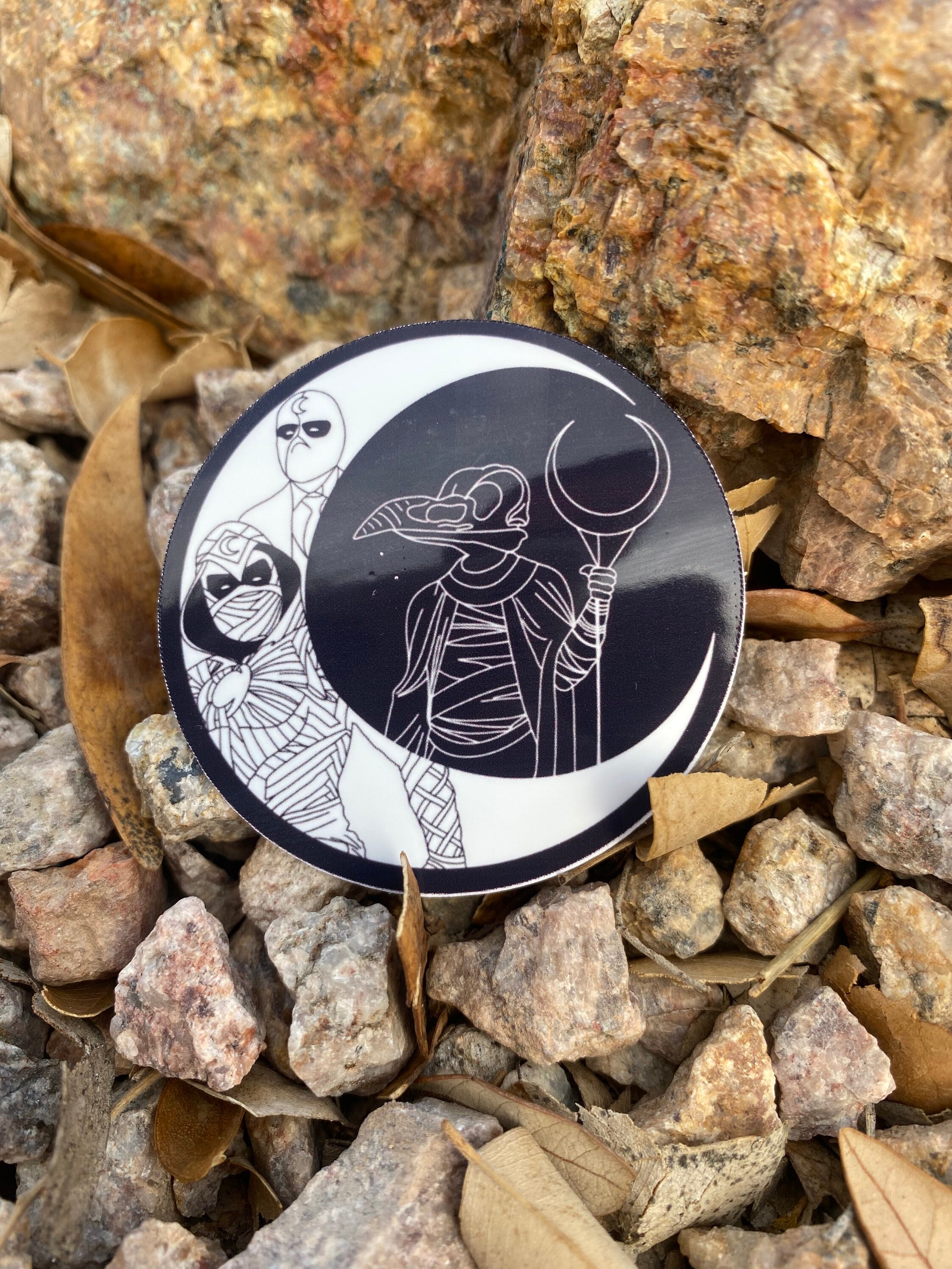 Moon Knight Sticker Moon Knight Marc Spector Marvel - Etsy