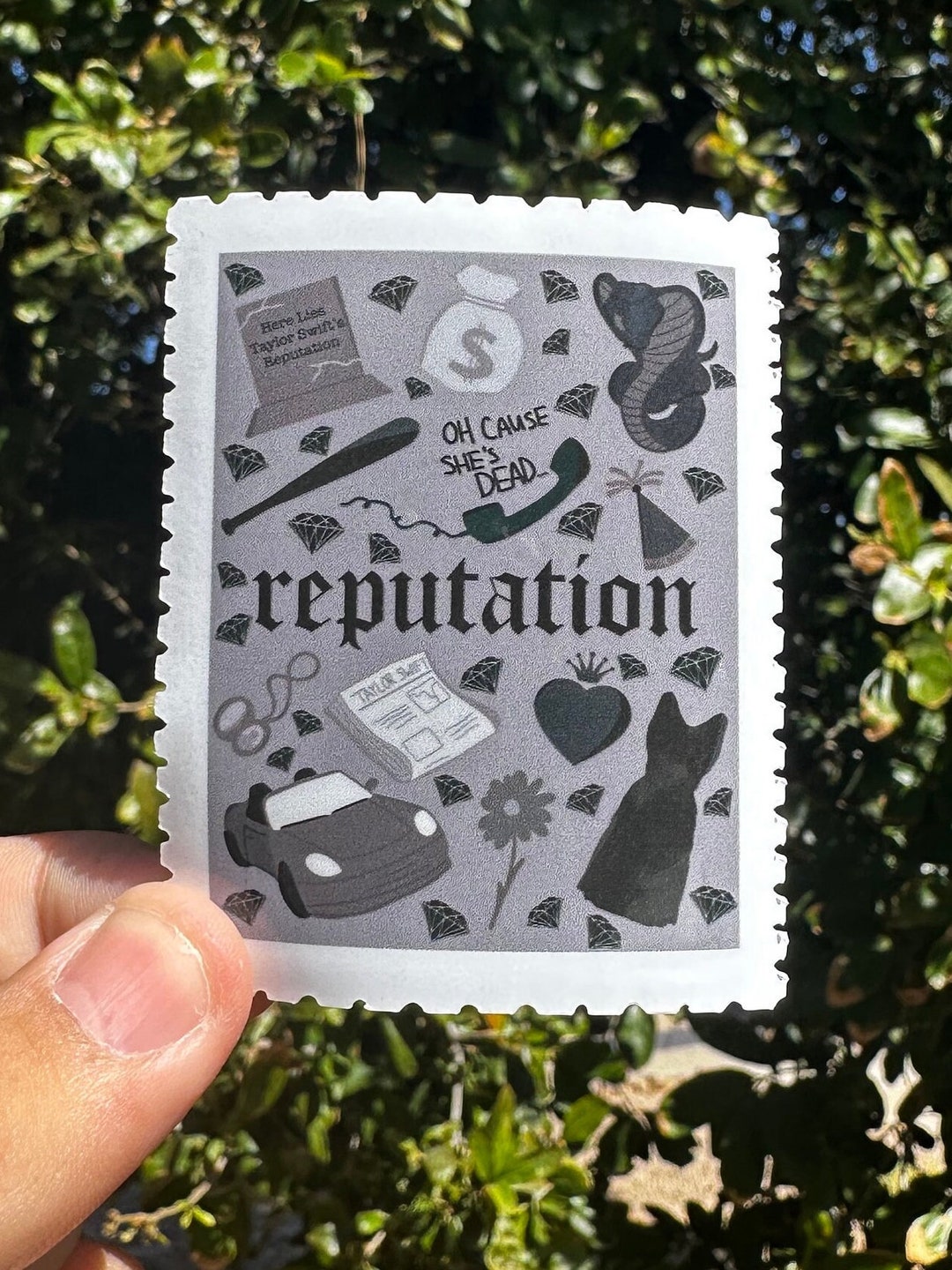 Taylor Swift Reputation Sticker Reputation Sticker Taylor Swift ...