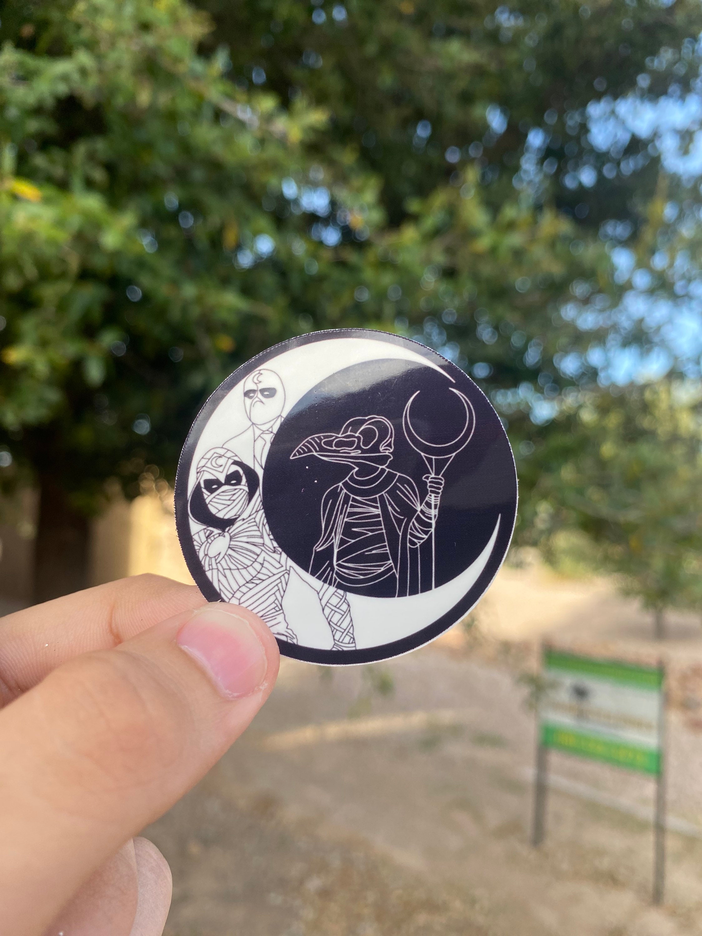 Moon Knight Sticker Moon Knight Marc Spector Marvel - Etsy