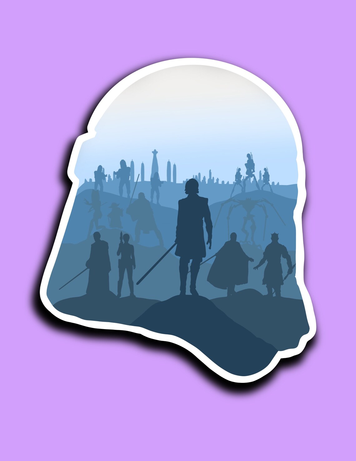 Clone Wars Sticker Revenge of the Sith Sticker Phantom - Etsy