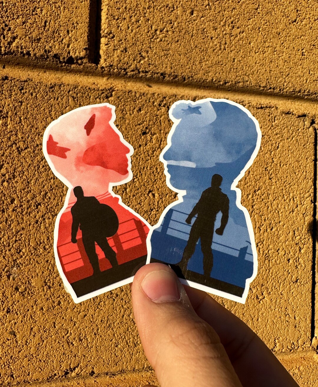 Captain America Sticker Marvel Sticker Steve Rogers Sticker Bucky ...