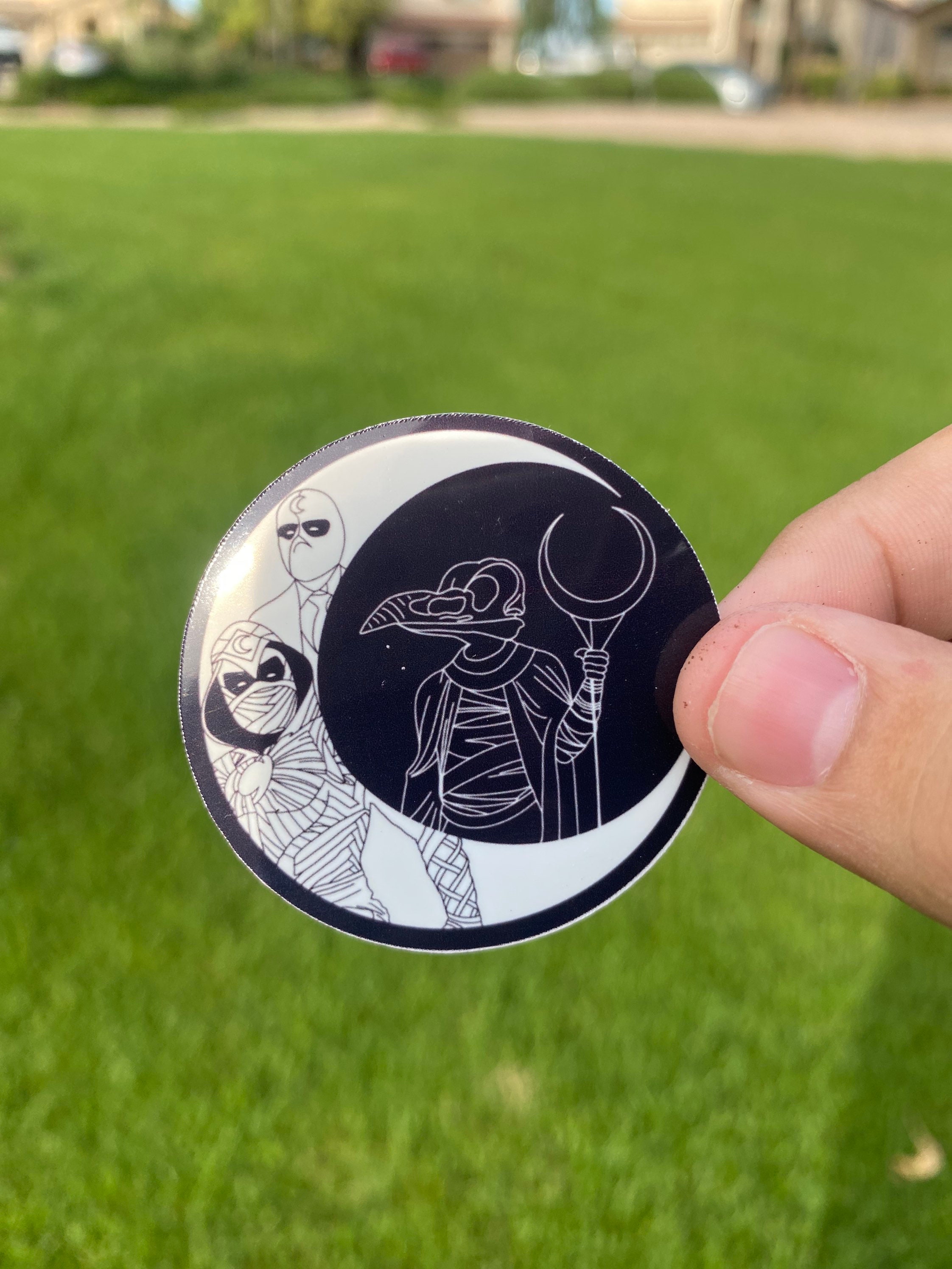 Moon Knight Sticker Moon Knight Marc Spector Marvel - Etsy