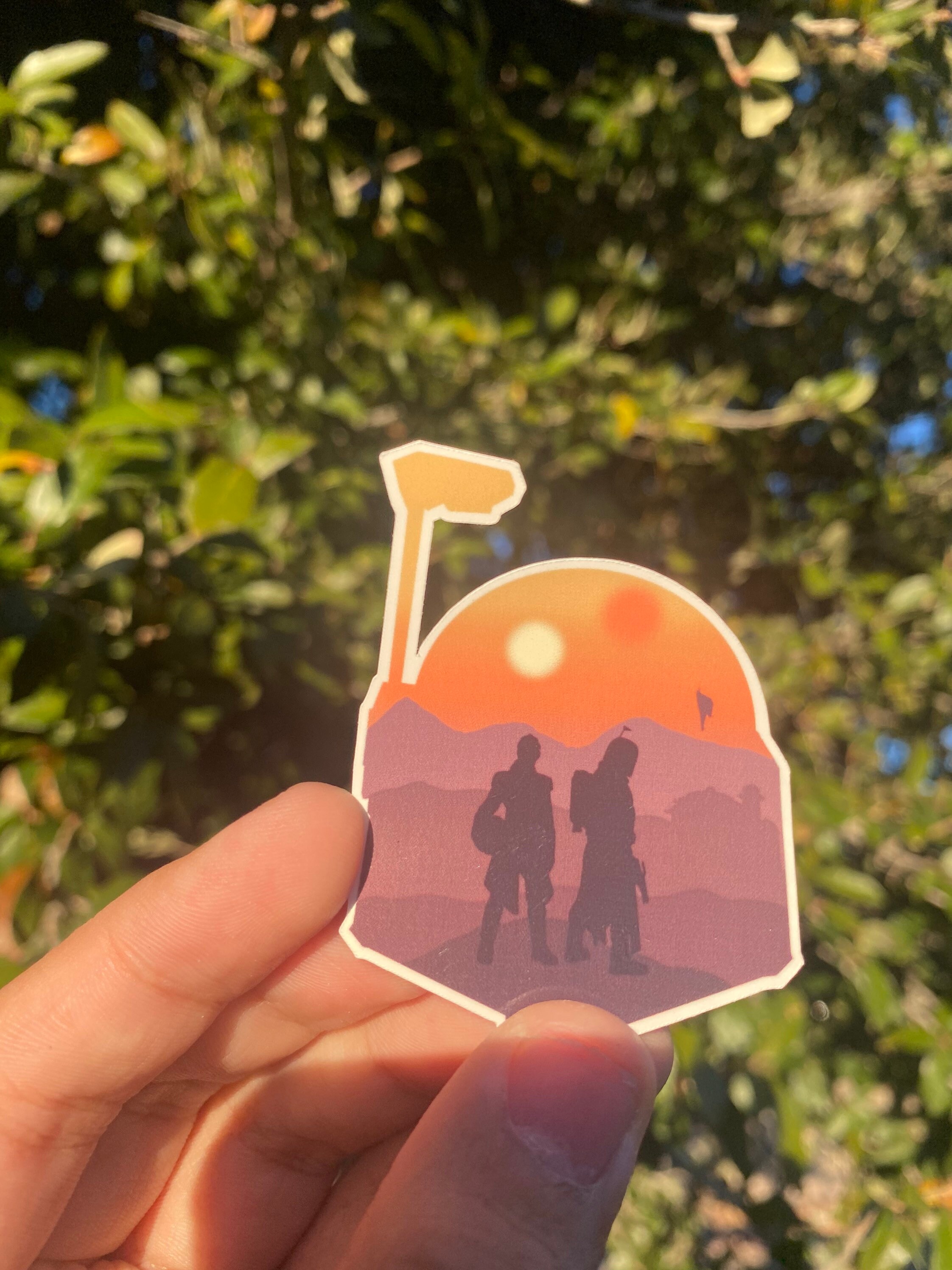 Boba Fett Sticker Boba Fett Book of Boba Sticker Fennec - Etsy